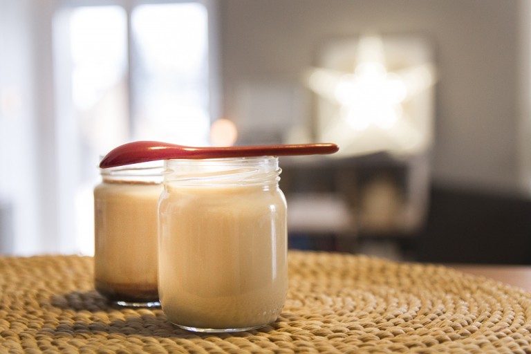 Vanilla custard pots - Seven Roses