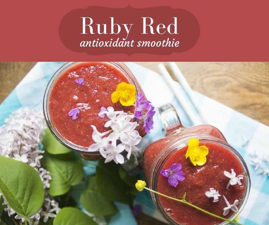 Ruby red antioxidant smoothie - Seven Roses