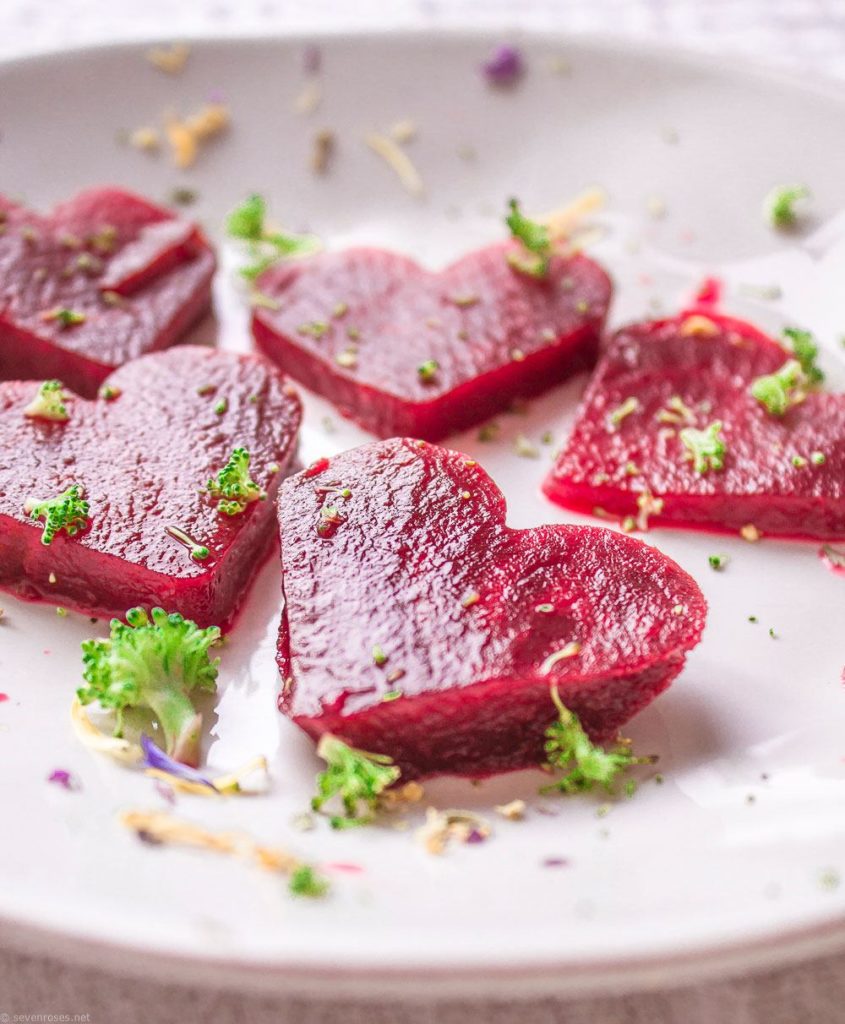 Pink Beet Creamy Soup ♥ perfect for Valentine's Day - Seven Roses