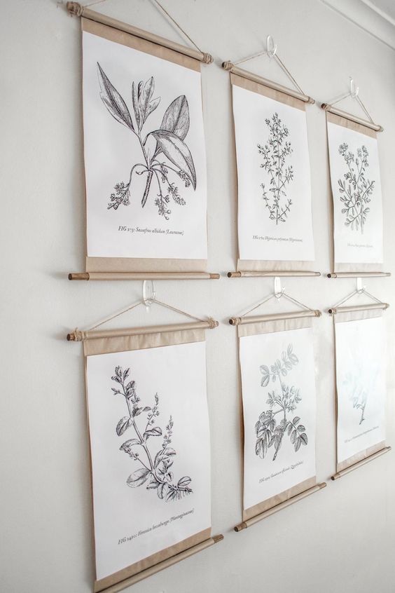 Easy & budget-friendly DIY wooden poster hanger tutorial - Seven Roses
