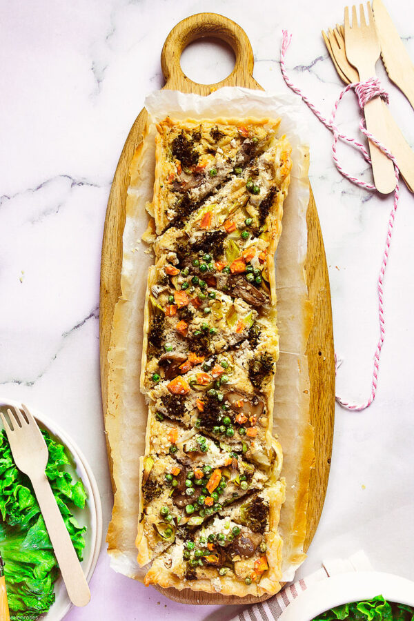 This Spring Vegetable Tart is the easiest dish you will make this ...