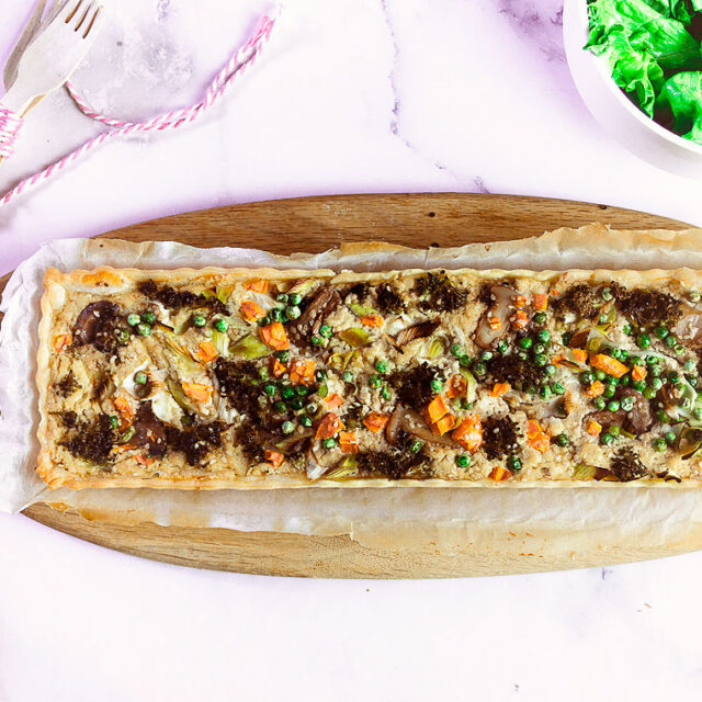 This Spring Vegetable Tart is the easiest dish you will make this ...